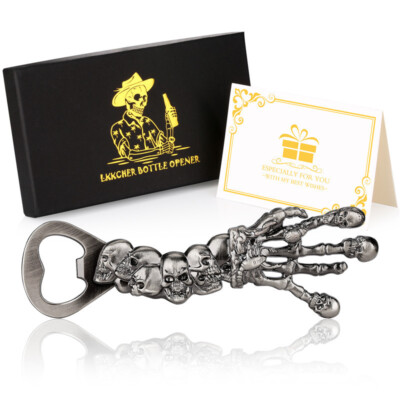 Unique Skull Hand Bottle Opener Beer Corkscrew Bar Party Kitchen Gifts ...