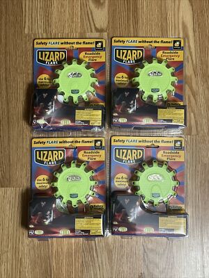 (LOT OF 4) Lizard Flare As Seen On TV Flameless LED Road Flare Brand ...