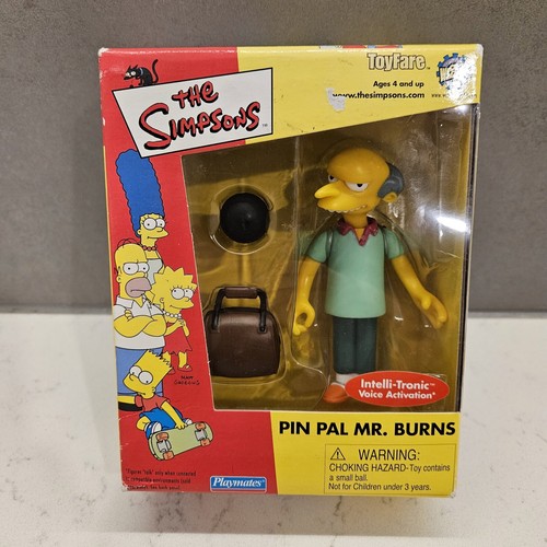 Playmates The Simpsons World of Springfield Pin Pal Mr Burns Action ...