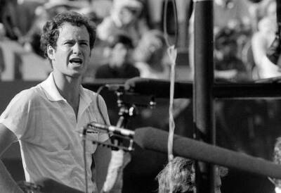 John McEnroe on U.S. Open Tennis 1982 Television Old Photo 2 | eBay ...