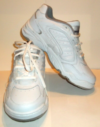 VINTAGE MacGregor White Leather Sneaker Shoes~Size 6.5 W | eBay