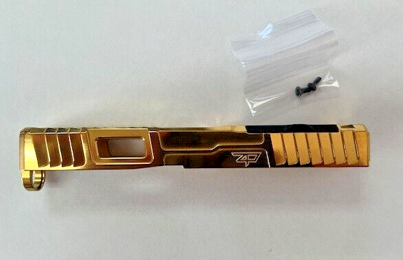Zaffiri Precision - ZPS.1 Glock 19 19x G45 Gen 5 Slide - RMR Cut - Gold ...