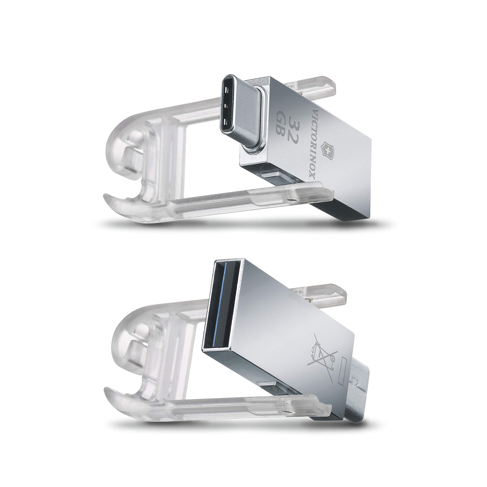 VICTORINOX USB Memory 32GB 4.6336.TG32 Knife LED at WORK 32GB USB3.1 ...