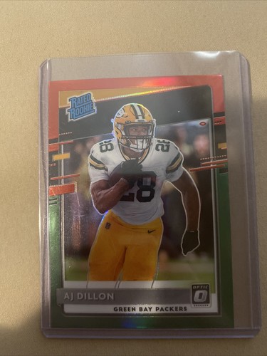 2020 Optic Rated Rookie Red Green AJ Dillon | eBay