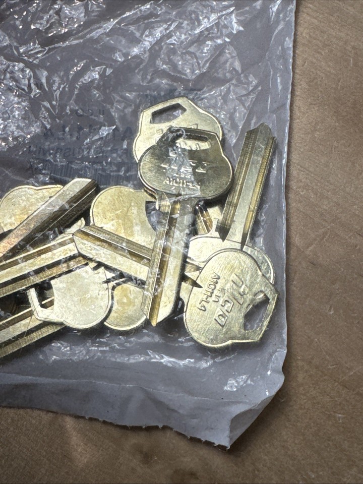 50 QTY - Ilco A1011-L4 Nickel/ Brass Corbin/ Russwin Key Blank LOT | eBay