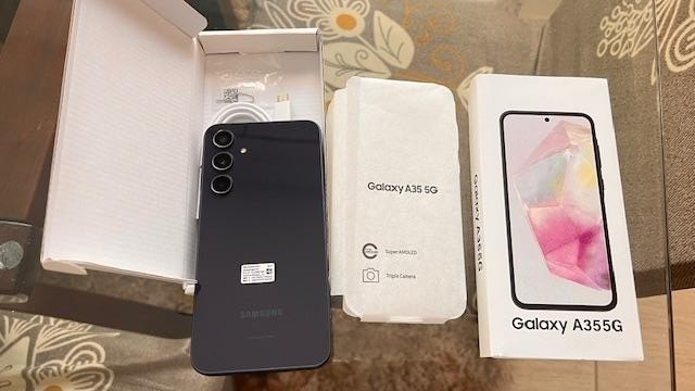 NEW Samsung Galaxy A35 A356U 5G 128GB GSM 🔓 Unlocked Black/Blue | eBay