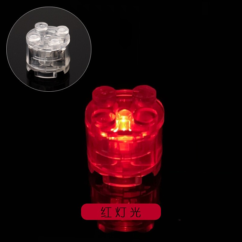 30Pcs LED Light Bricks for LEGO 6143 Multi Color Flash 2x2 /2x3 ...