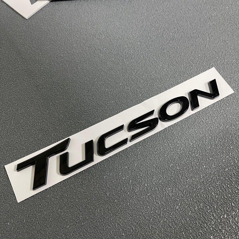 For 2019-2021 New Tucson Emblem Badge Sticker Rear Trunk Decal Glossy ...