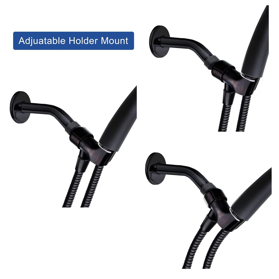 Adjustable Handheld Shower Head Bracket, Fits for Wall Mounted Shower ...