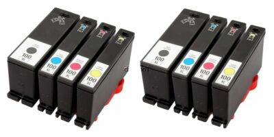 8 Pack 100XL Ink Cartridge For Lexmark S301 S305 S405 S505 S605 S815 ...