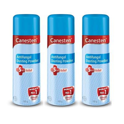 3X 100g Canesten Antifungal Dusting Powder For Fungal Infections ...