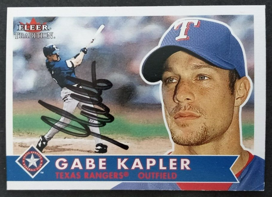 2001 Fleer SIGNED: Gabe Kapler, RANGERS #165 | eBay