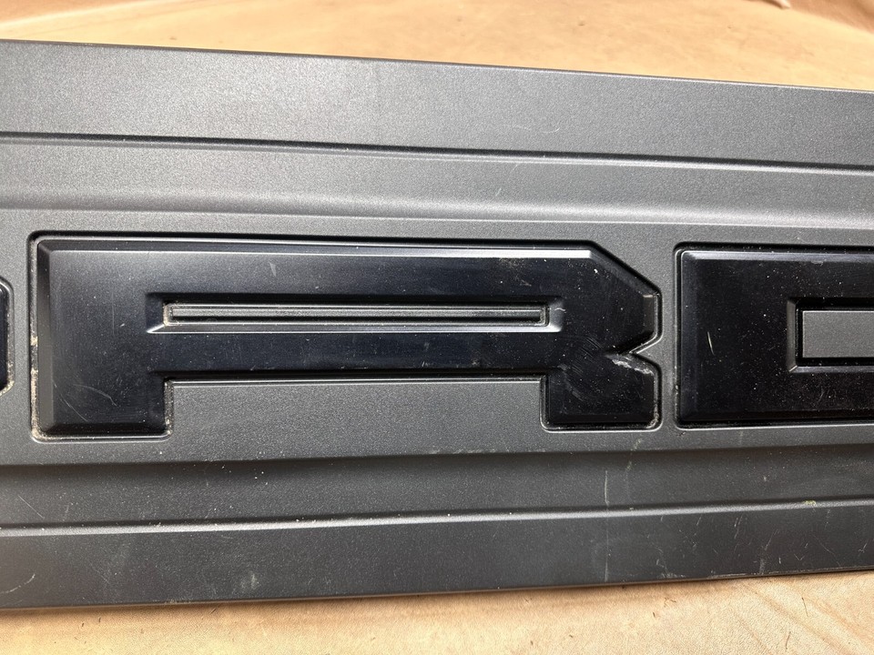 2021-2024 Ford F-150 F150 Raptor "R" Rear Applique Tailgate Panel Trim ...