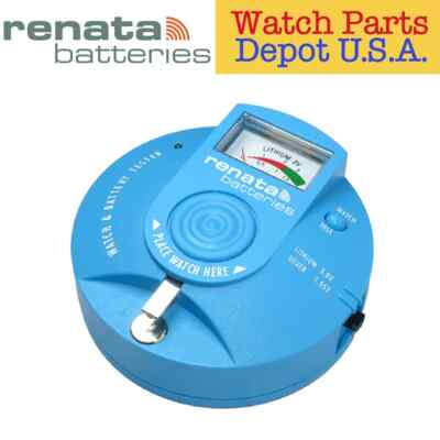 Renata Watch Battery Tester BWT-94 with Lithium and Silver Oxide ...