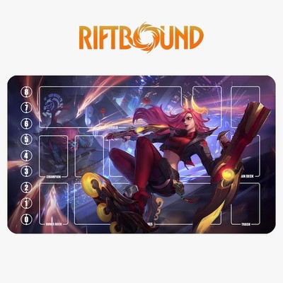 Miss Fortune MF Riftbound League of Legends Playmat+Bag Trading Card ...