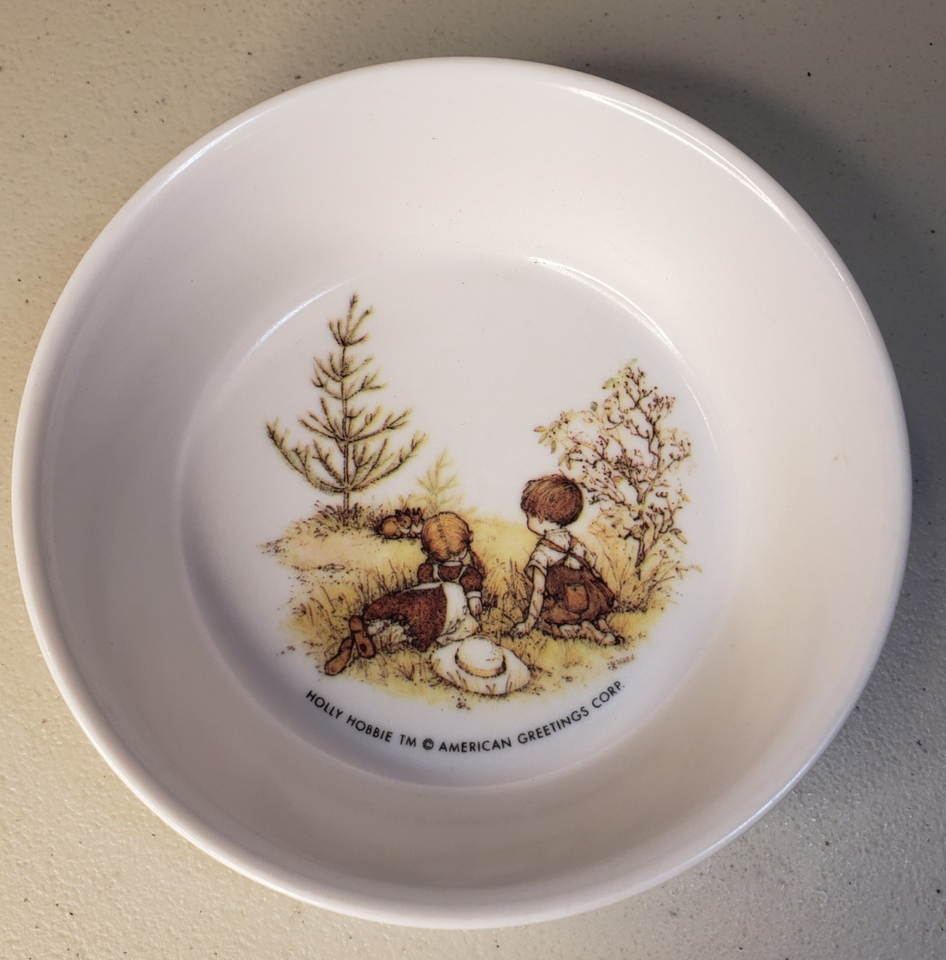 Vintage Holly Hobbie American Greetings Corp Children's Melamine Bowl ...