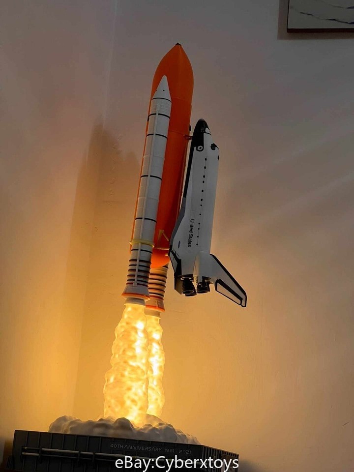 1:144 Scale STS Discovery OV-103 Space Shuttle Model with Night Light ...