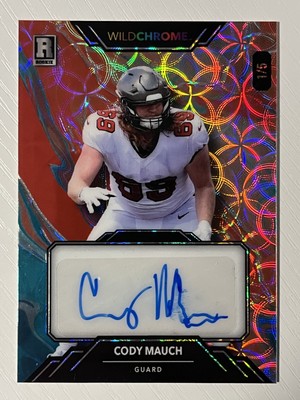 Cody Mauch 2023 Wild Card Wildchrome Auto 1/5 Tampa Bay Buccaneers | eBay
