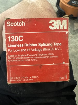 3M Scotch 130c Rubber splicing Tape 1 In. X 30 ft. One roll | eBay