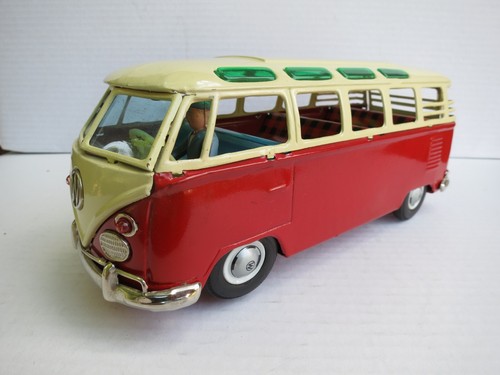 Blechspielzeug Japan - Bandai Tin Toy - Samba Bulli - VW Bus - Volkswagen | eBay