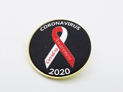 Corona Awareness Ribbon Lapel Pin | eBay