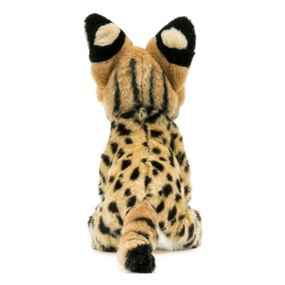 COLORATA Serval Savannah Cat Plush Doll Stuffed toy 11cmx24cmx19cm ...