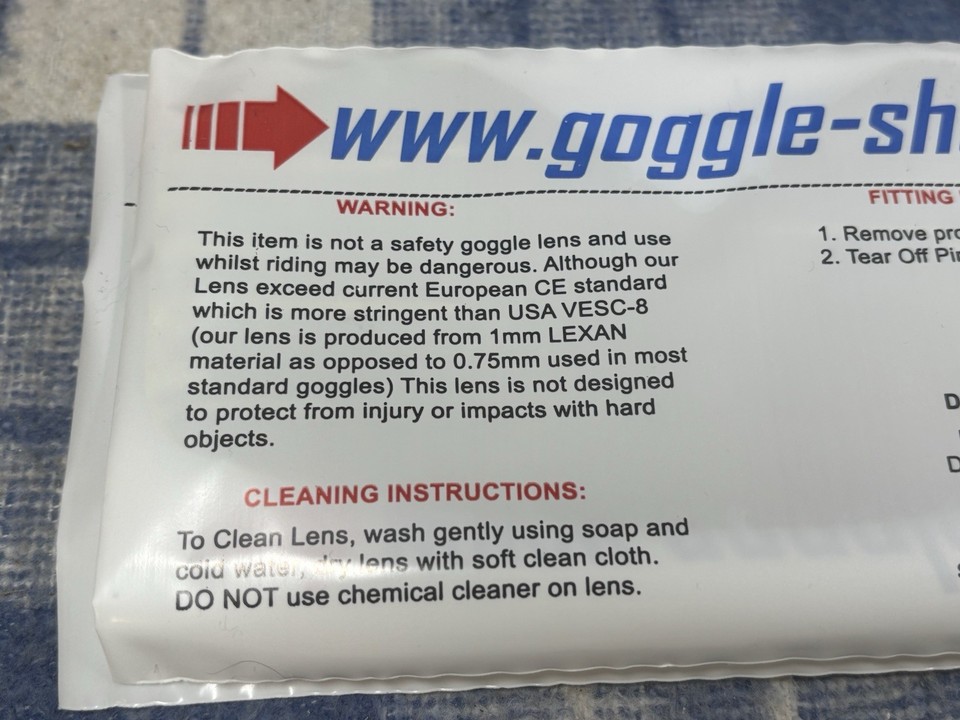 Goggle shop Smith Fuel Fire Mirror Lens Moto MX Goggles tear off | eBay UK