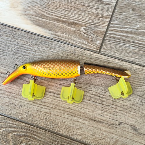 Drifter Tackle 8" Jointed Believer Musky Lure Hot Walleye | eBay