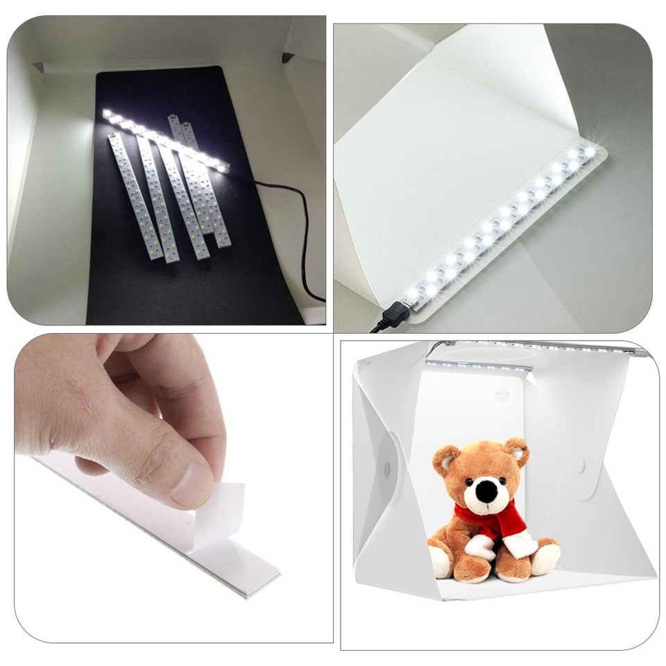 Soft Box LED Light Strip Small Studio Lighting Lamp Bar Short Lights | eBay