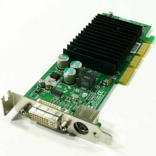 NVIDIA MX440 GeForce 8x AGP 64mb Graphics Card DVI and TV out for sale ...