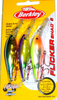 Berkley #5 Flicker Shad Crankbaits (3-Pk-Glimmer Colors) | eBay
