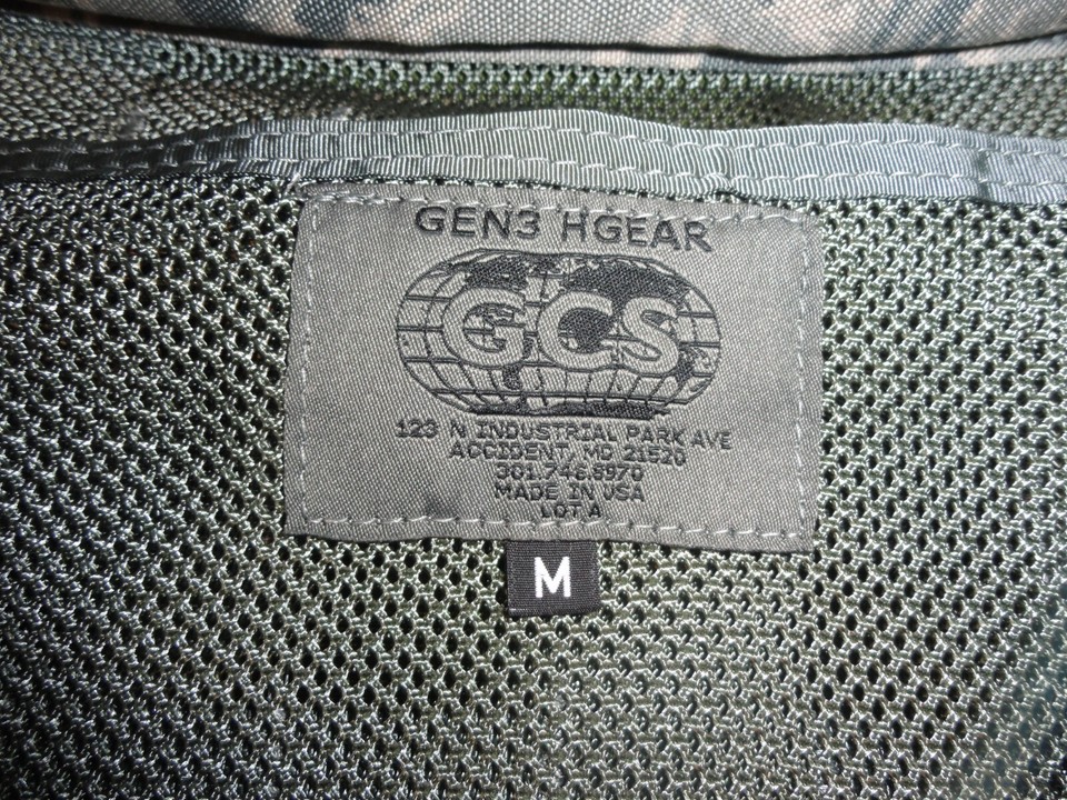 GCS GEN 3 USAF AIR FORCE ABU Tactical Fighting Load Carrier Harness ...