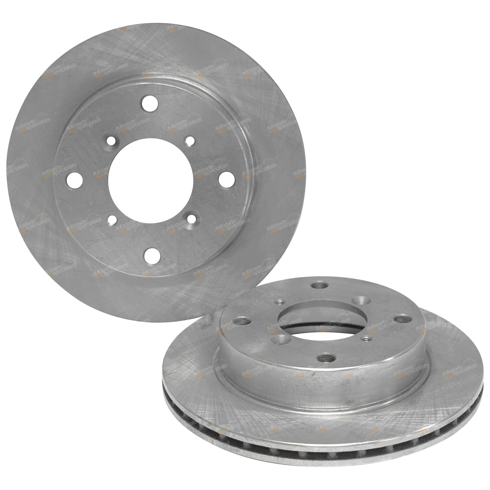 2 Front Disc Brake Rotors for Holden Barina MF MH 1989 1990 1991 1992 ...