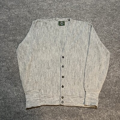 Jantzen Gray Cardigan Made In USA Sweater | eBay