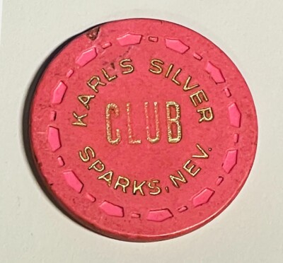 Karl's Silver Club 10 Cent Large Crown Casino Chip | eBay