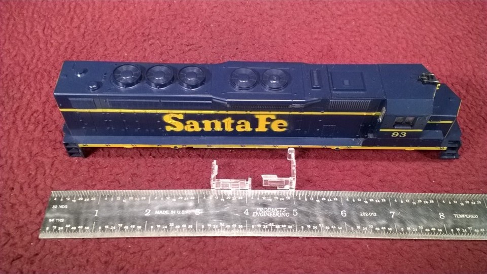 #2 HO ATHEARN SD45 DIESEL LOCOMOTIVE SHELL - #93 SANTA FE | eBay