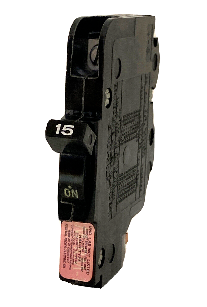 Stab Lok 15 A Breaker NC15 Federal Pacific - Circuit Breakers Federal ...