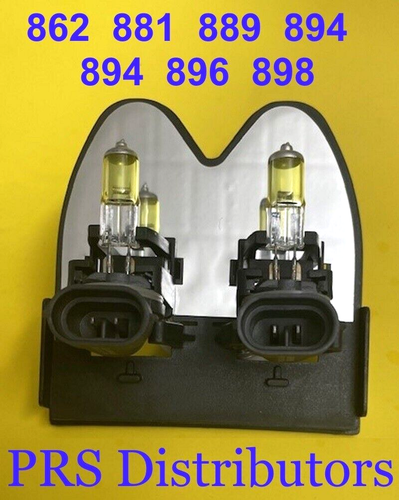 2x 896 Yellow Halogen Bulb 12V 37.5W Fog Light Bulbs 862 881 886 889 ...