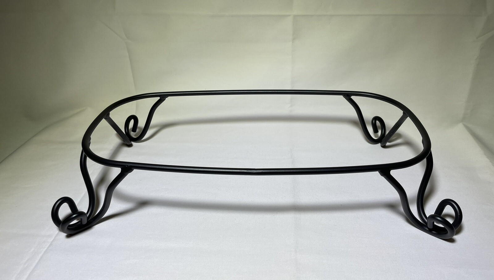 LONGABERGER WROUGHT IRON 6 X 13.5 BAKING CADDY STAND, CASSEROLE DISH ...