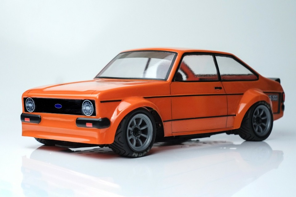 PHAT BODIES Mk2 Escort M chassis 225mm body shell Tamiya M08 M07 MB-01 ...