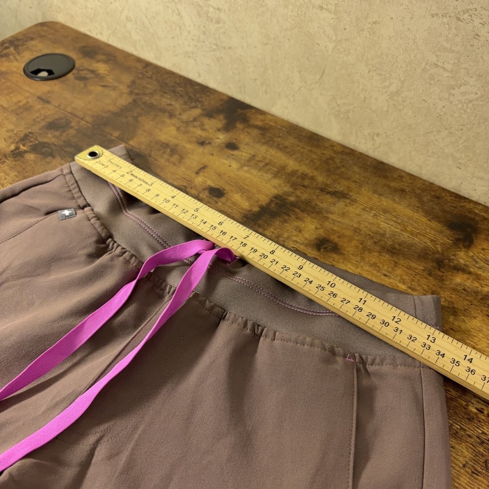 Figs Scrub Pants Soeng Womens Size XS PETITE Smoky Taupe Technical ...