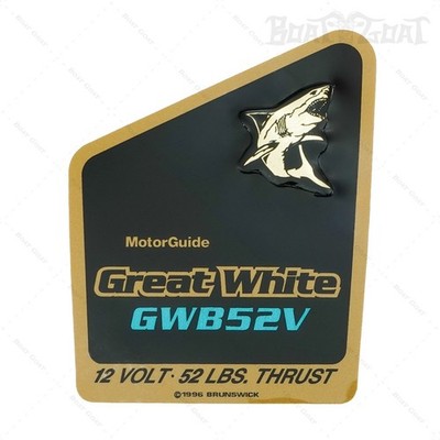 MotorGuide Great White 52 Decal - MXT05623 | eBay