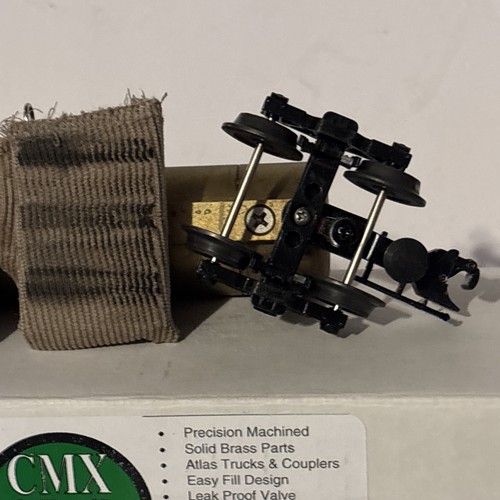 O Scale CMX "The Clean Machine" Track Cleaning Brass Tank Train Car | eBay