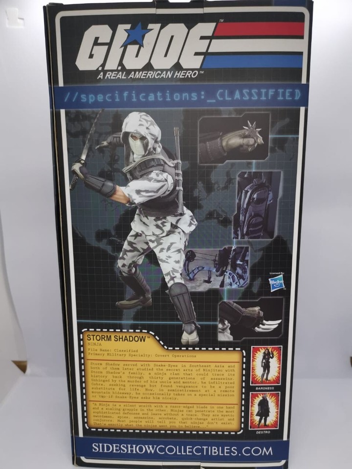 Sideshow Storm Shadow G.I.JOE Sixth Scale | eBay