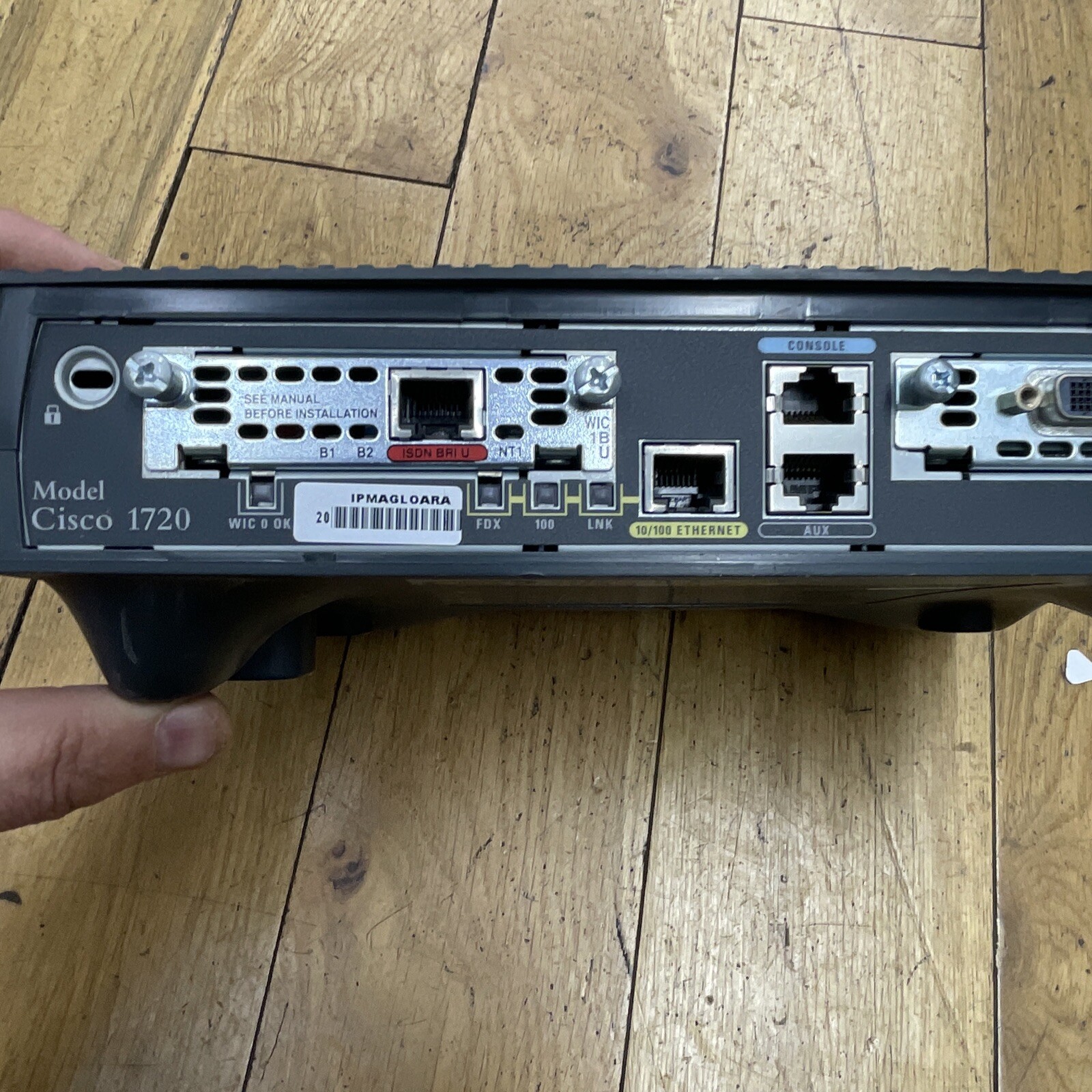Cisco 1720 Modular Access Router Fast Ethernet Network No Psu | eBay UK