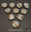 32mm RESIN BASES ELDAR RUINS (SERIES A) 10-PCS AGE OF SIGMAR ...