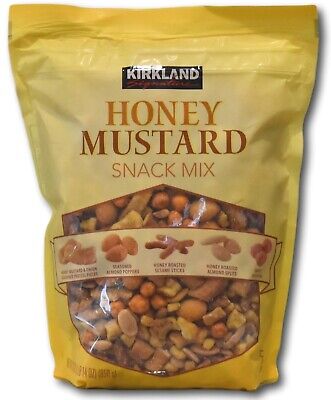 Kirkland Signature Honey Mustard Snack Nut Mix – 30 oz (2-Pack) Bold ...