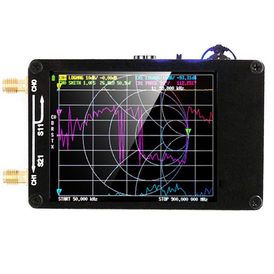 2.8 Inch TFT Monitor Antenna Analyzer MF HF VHF UHF USB 5V 120mA for ...