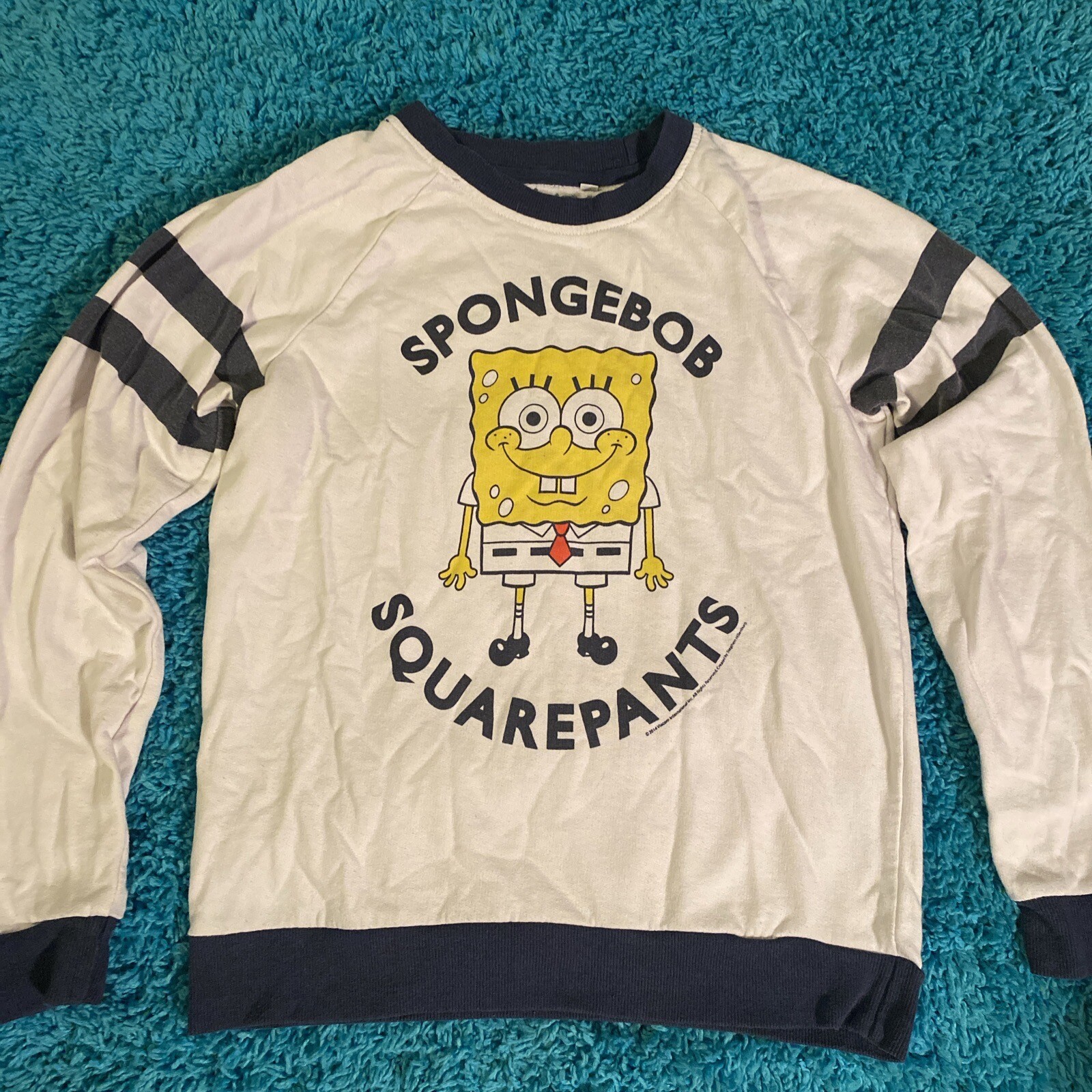 Mighty Fine Spongebob SquarePants Sweatshirt Nautical… - Gem