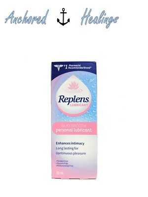 Replens Lubricant Silky Smooth Vaginal Personal Lubricant Enhances ...